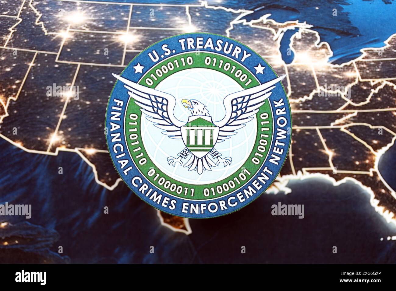 KYIV, UKRAINE - JUNE 26, 2024 U.S. Treasury Financial Crimes ...