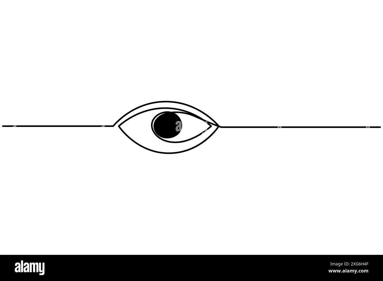 One line drawing eye glasses hi-res stock photography and images - Alamy