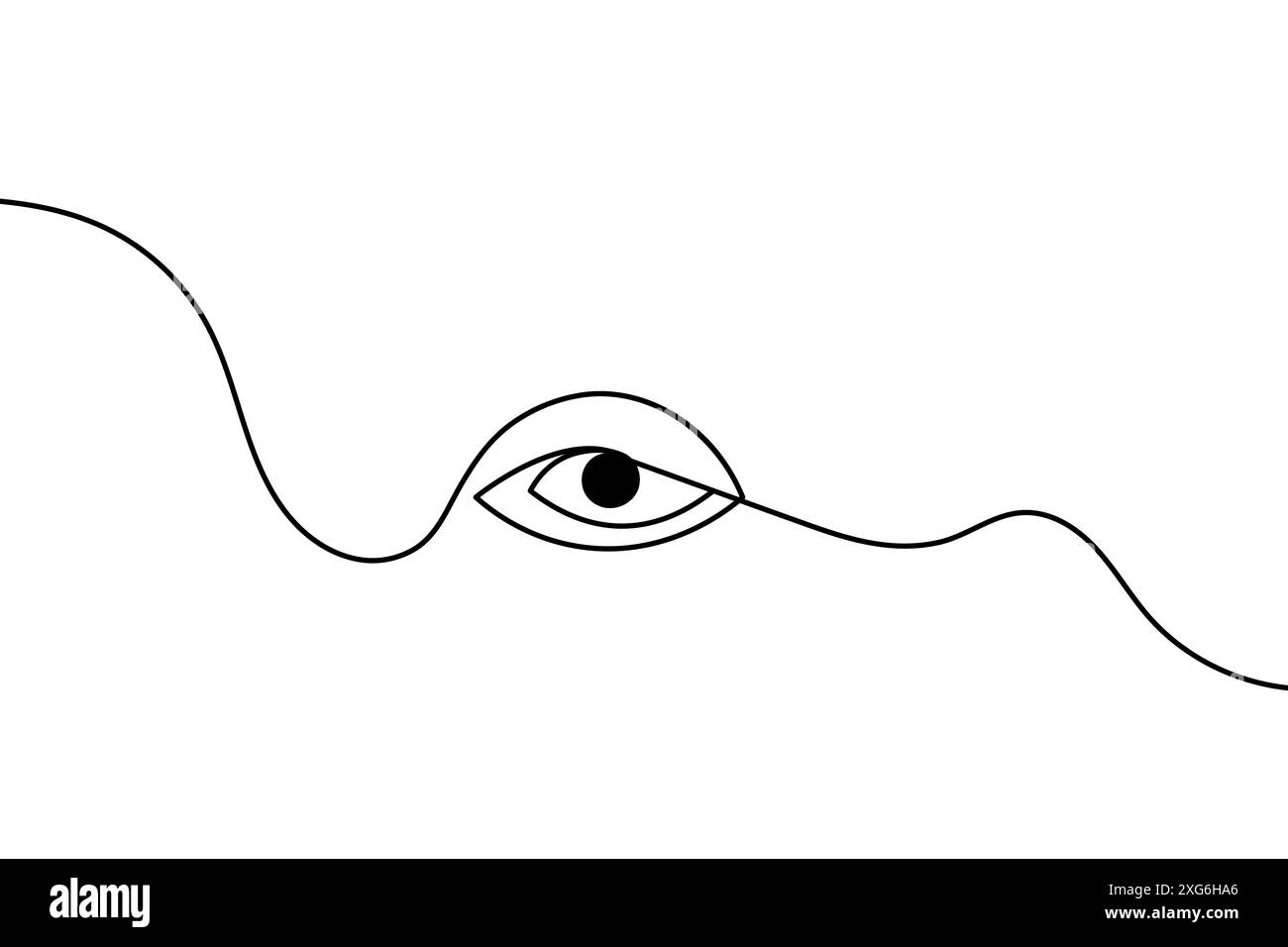 One line drawing eye glasses hi-res stock photography and images - Alamy
