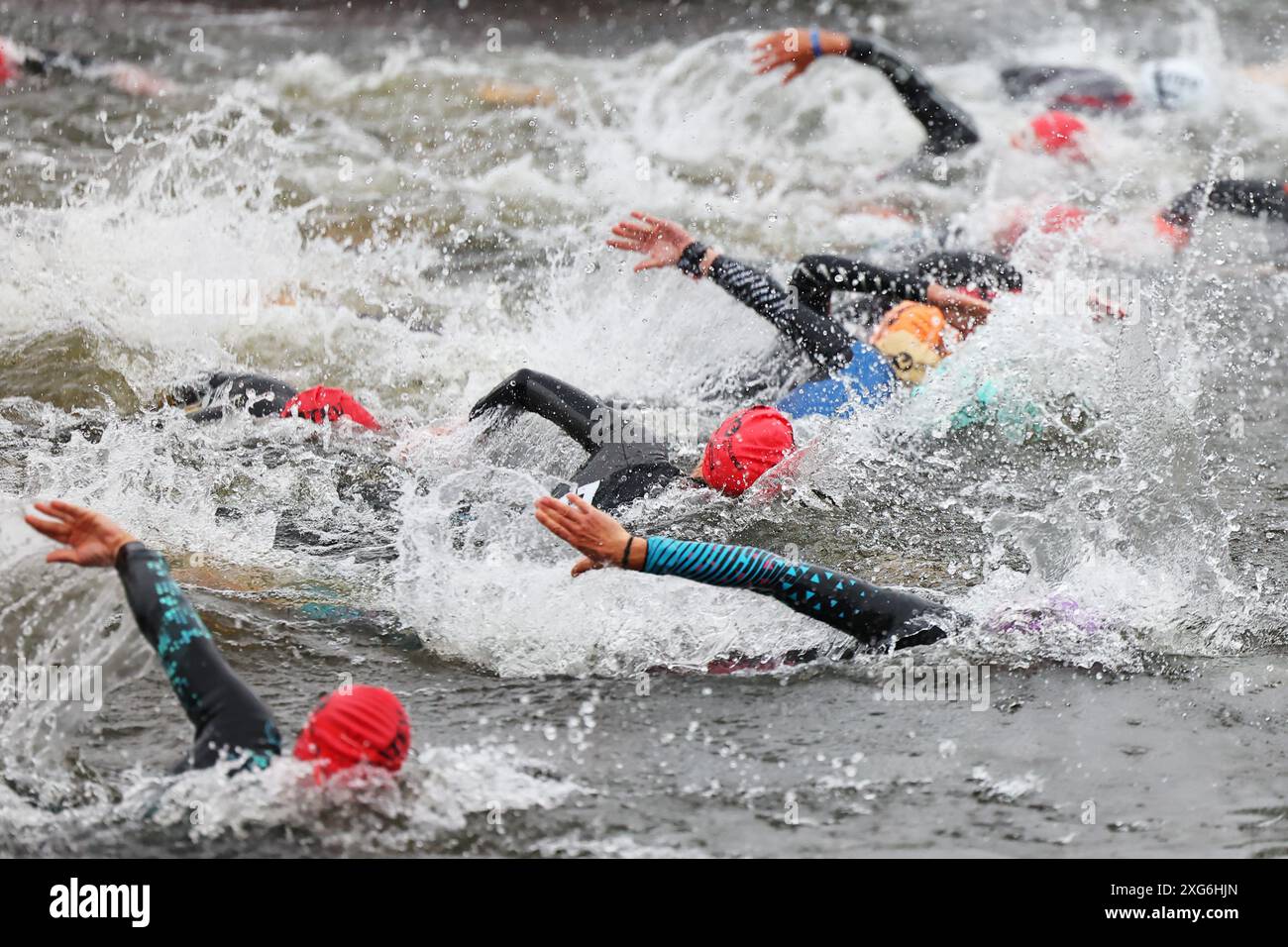 Hilpoltstein, Germany. 07th July, 2024. Triathlon: Challenge Roth ...