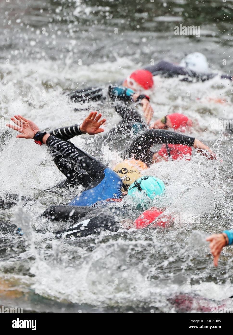 Hilpoltstein, Germany. 07th July, 2024. Triathlon: Challenge Roth ...