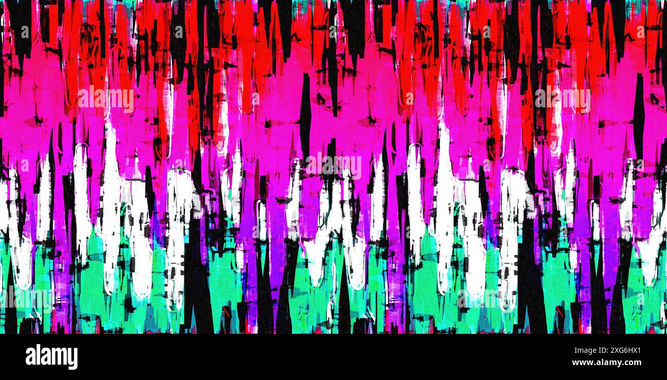 Fun dripping paint effect digital banner pattern with whimsical ink ...