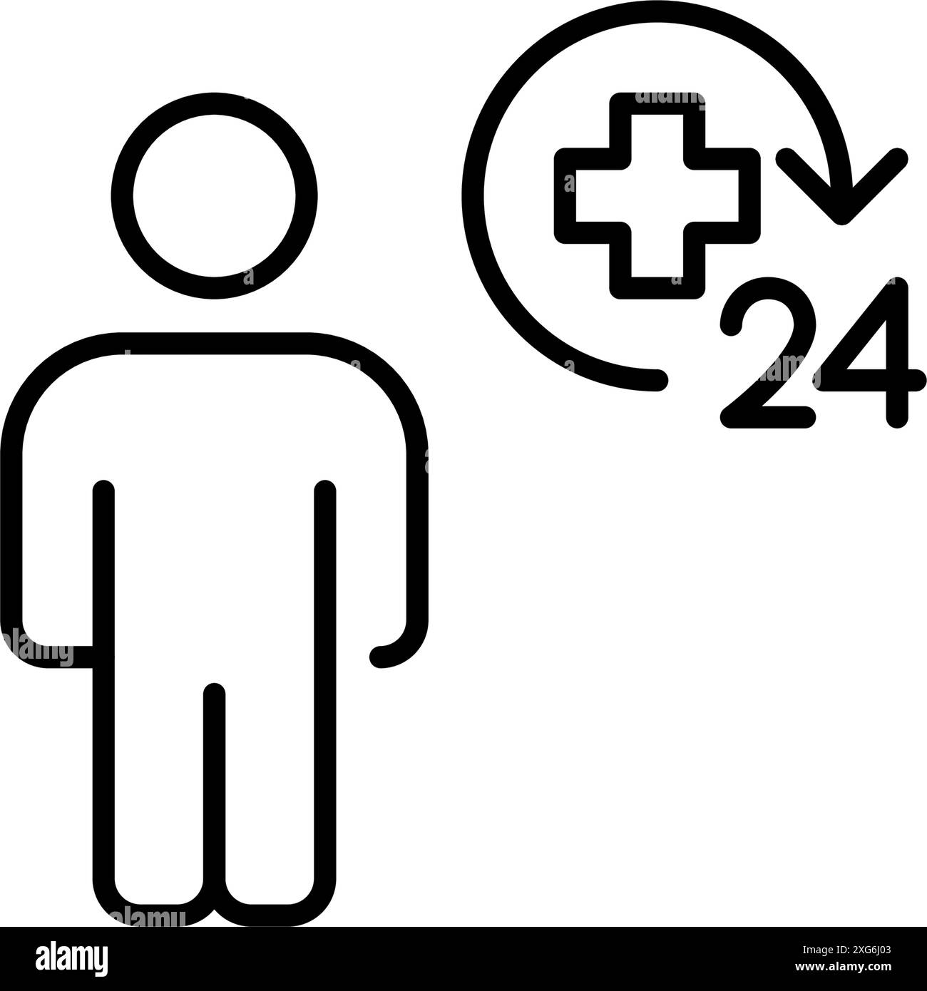 Doctor patient prescription clock Black and White Stock Photos & Images ...