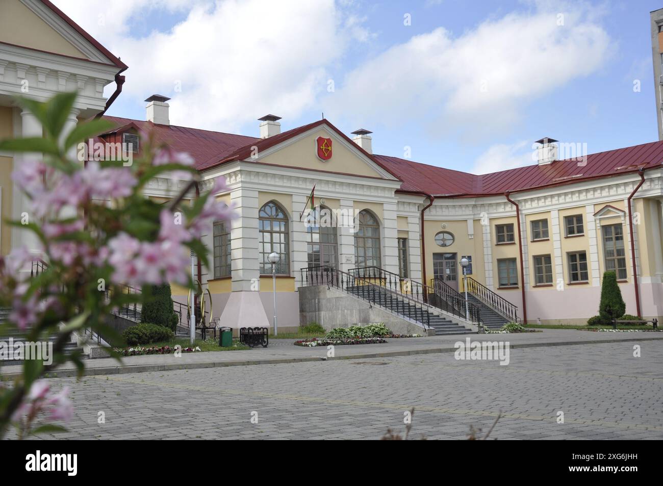 Pinsk, Belarus - June 16, 2024: Butrimovich Palace - the architectural ...