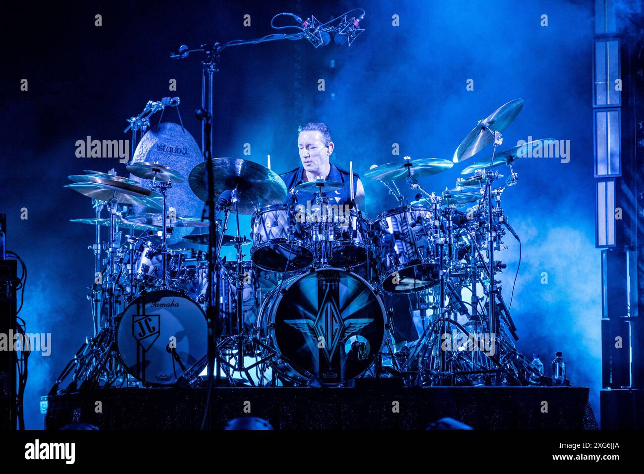 Jimmy Chamberlin of The Smashing Pumpkins Stock Photo - Alamy