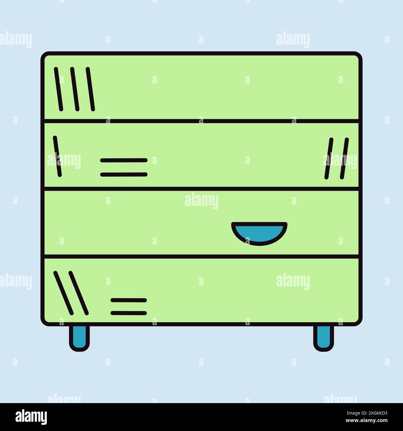 Office cabinet with folders and shelves for document storage organizing ...