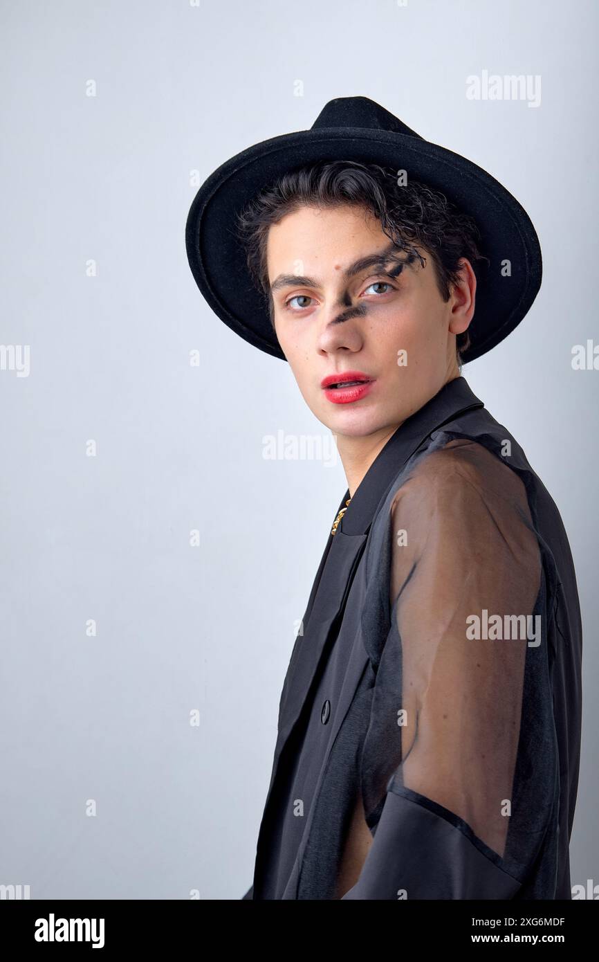 Black transgender person in stylish hi-res stock photography and images ...