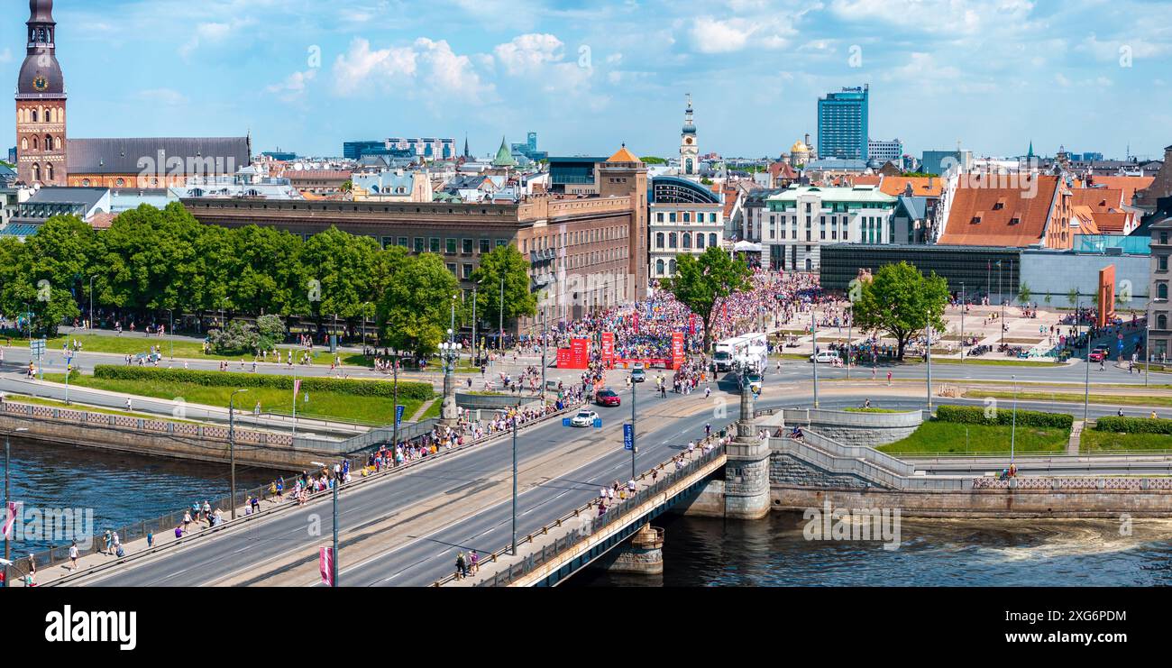 Riga rimi marathon 2024 aerial hi-res stock photography and images - Alamy