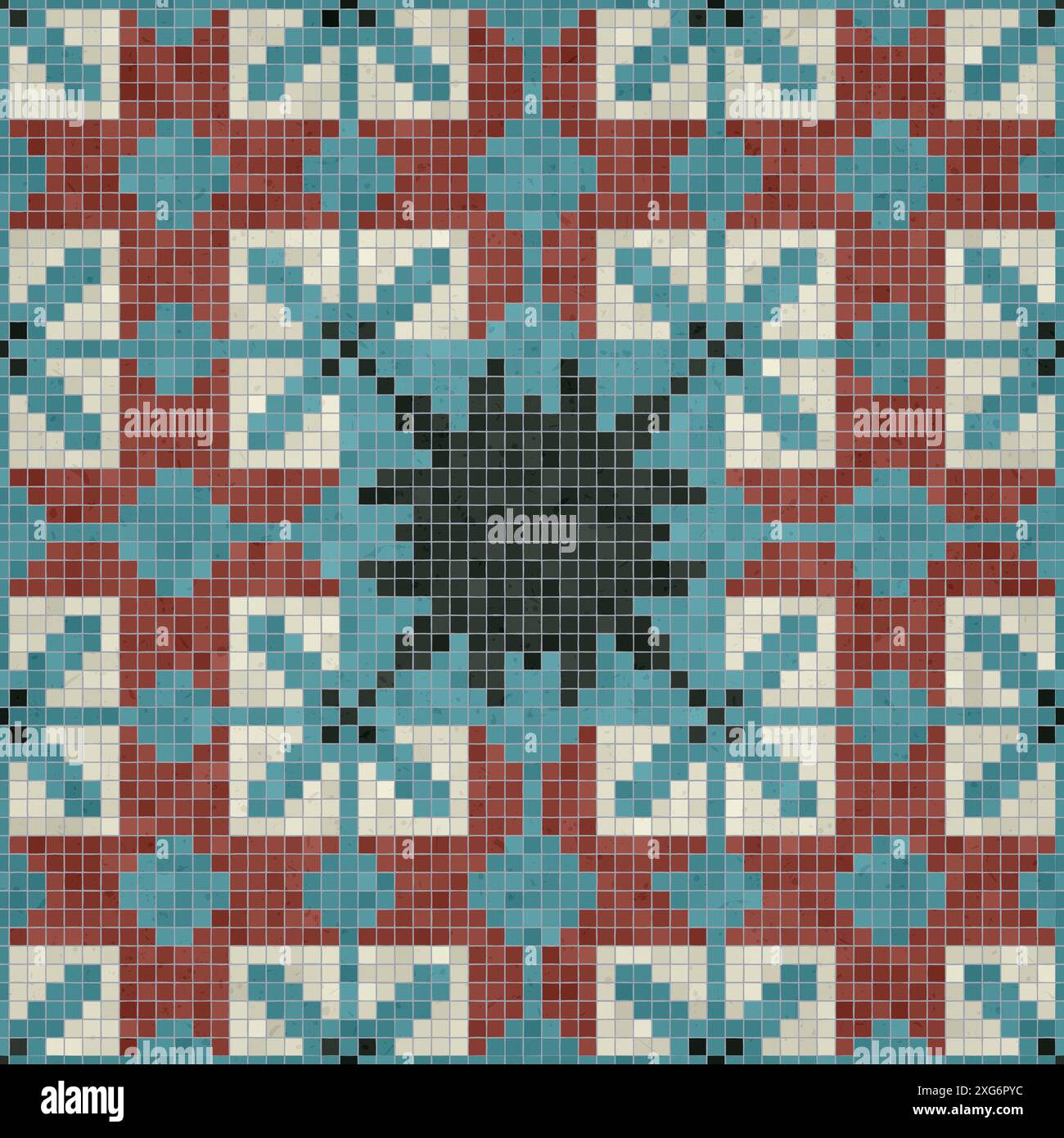 Ornate marble mosaic in Stock Vector Images - Alamy