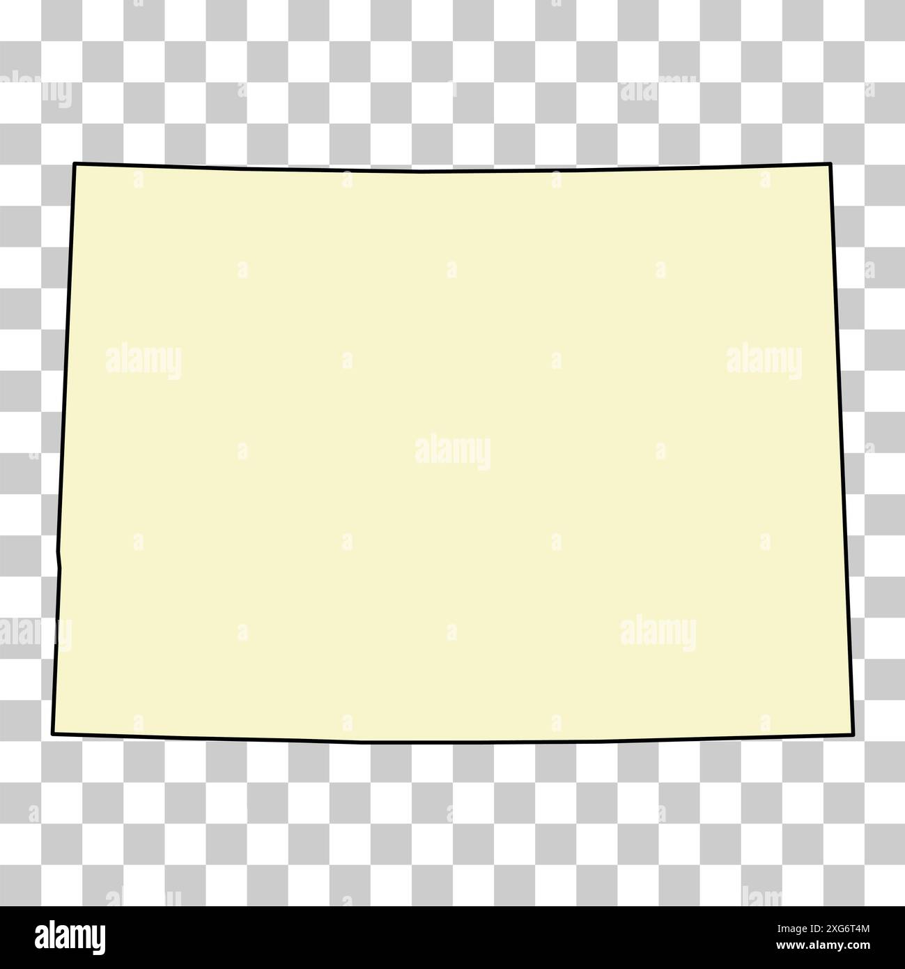 Colorado map shape, united states of america. Flat concept icon symbol ...