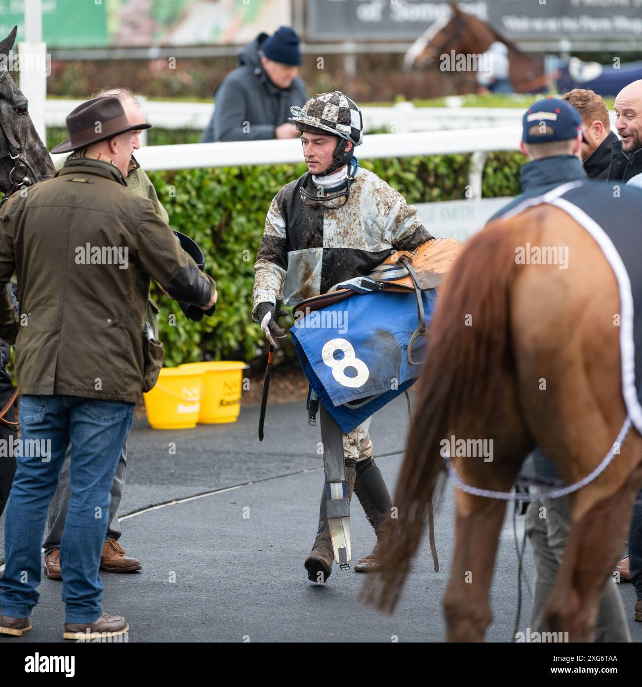 Second race at Wincanton January 8th 2022 Stock Photo - Alamy