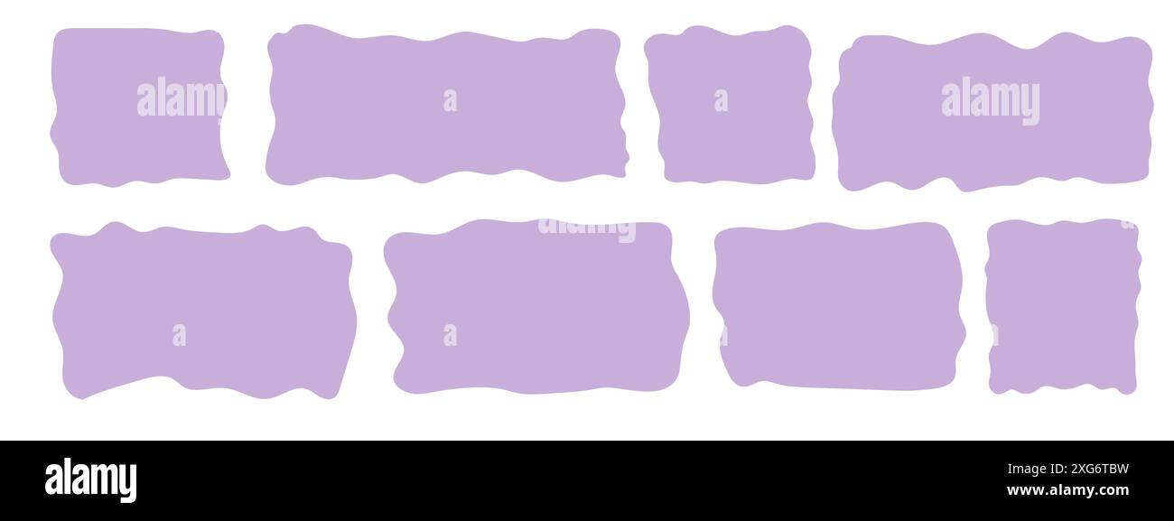 Set rectangle and square paper quote frames, quote text box, empty form ...