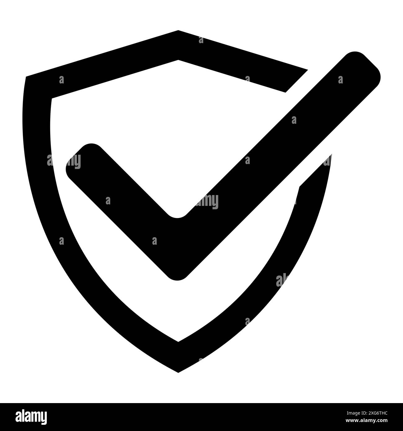 Shield protect icon, safety mark web design, guard symbol vector ...
