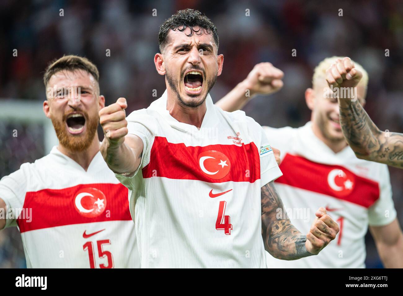 BERLIN, GERMANY - JULY 6, 2024: Euro 2024 quarterfinal match Nederlands ...