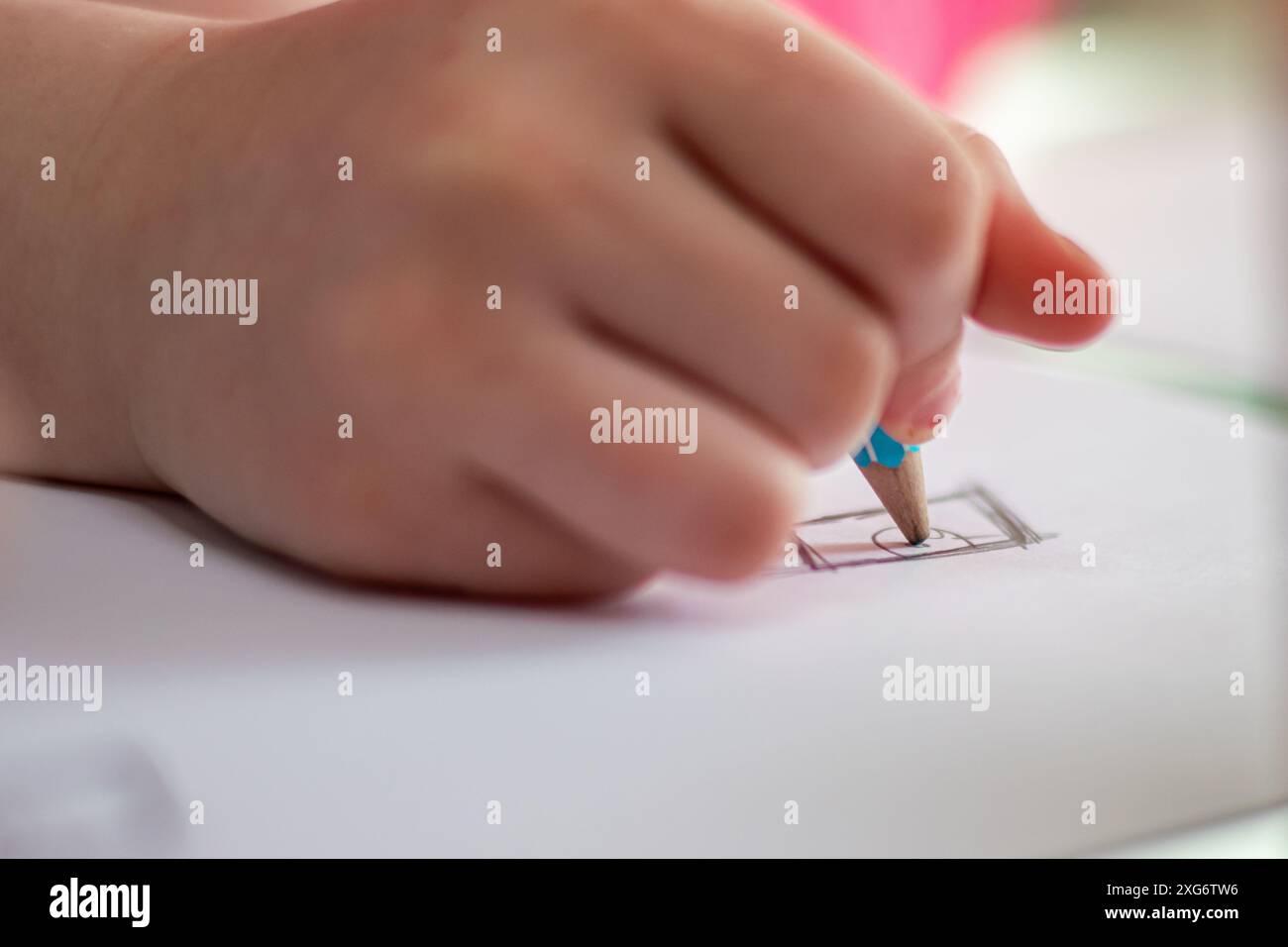 Focused pencil grip hi-res stock photography and images - Alamy