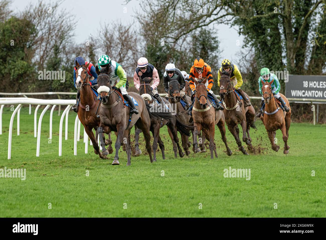 Third race at Wincanton, January 8th 2022 Stock Photo - Alamy
