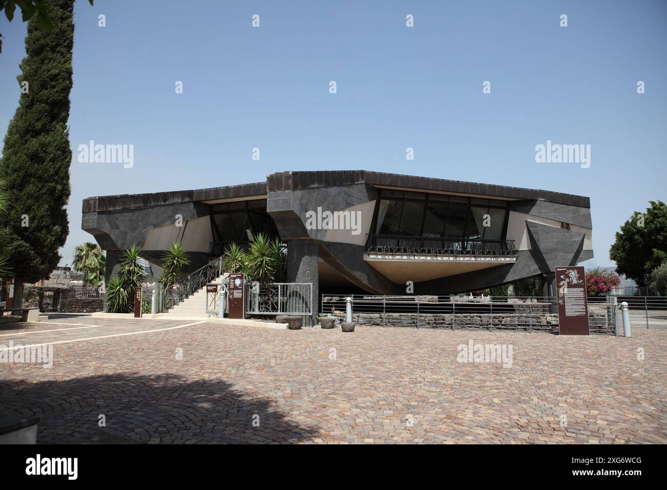 Church of the House of Saint Peter in Capernaum which was built in 1990 ...