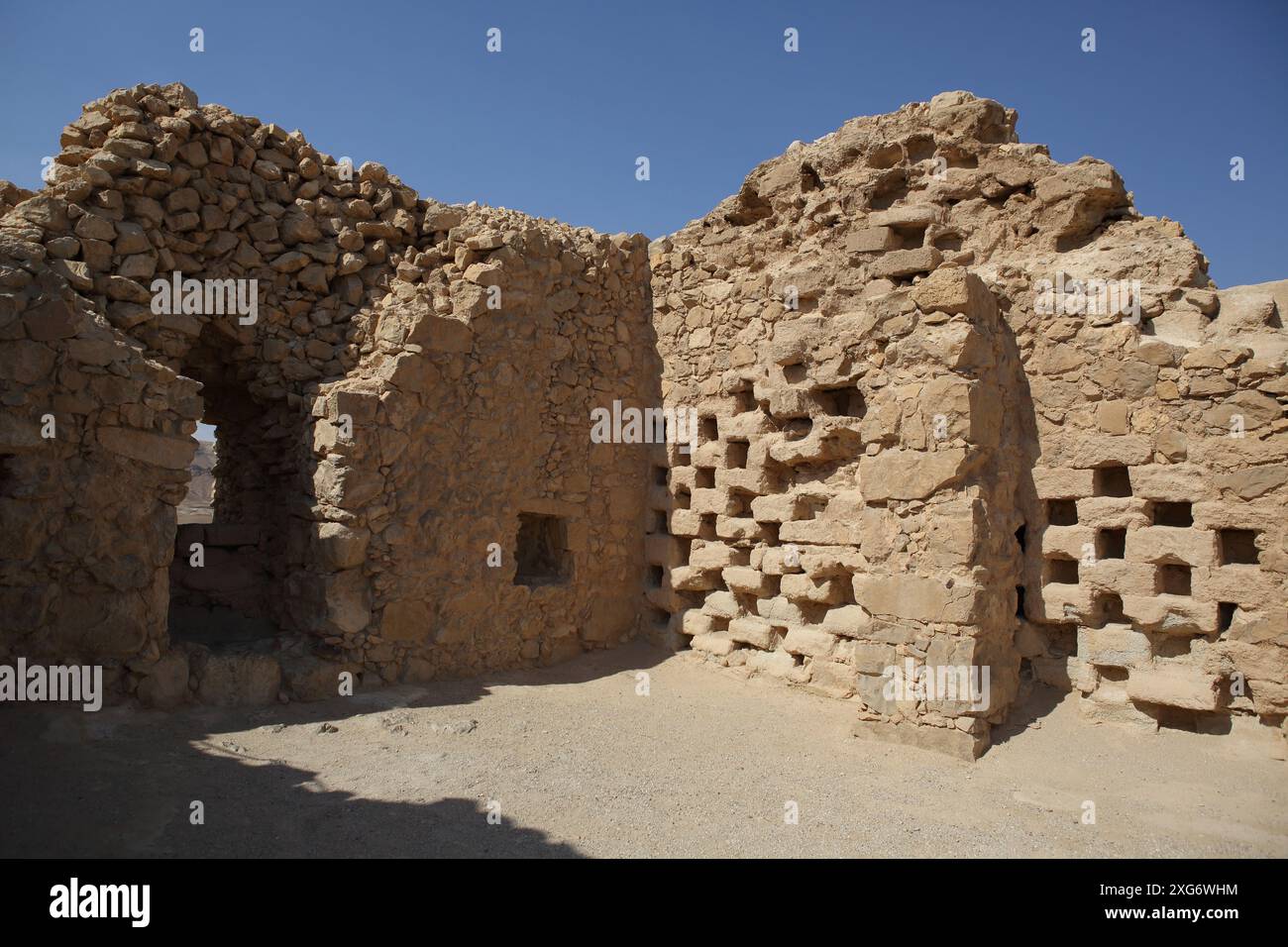 Ruins of the Round Columbarium tower, a dove cot, doves were raised on ...