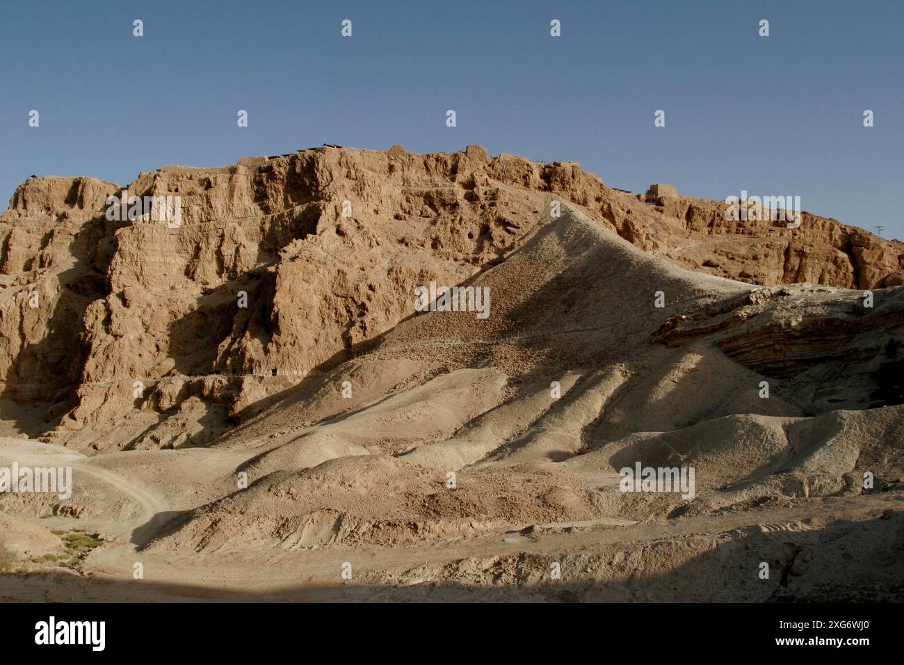 Masada, a Judean fortress built by Herod the Great in the Judean Desert ...