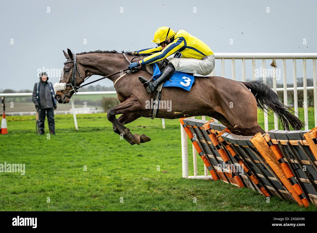 Fourth race at Wincanton January 8th 2022 Stock Photo - Alamy