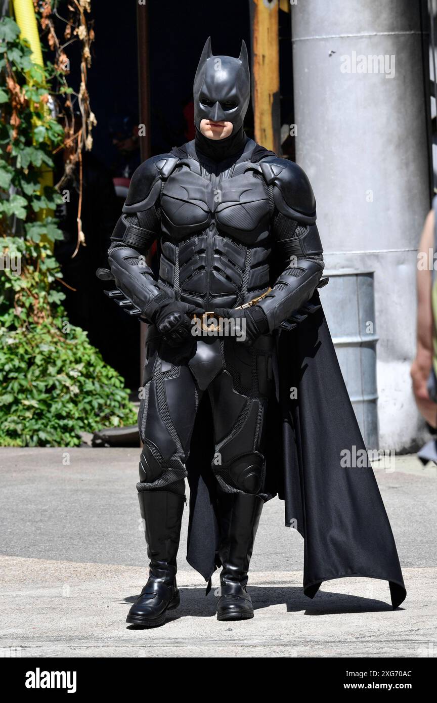 Batman Cosplayer auf der German Film Comic Con Babelsberg im Filmpark ...