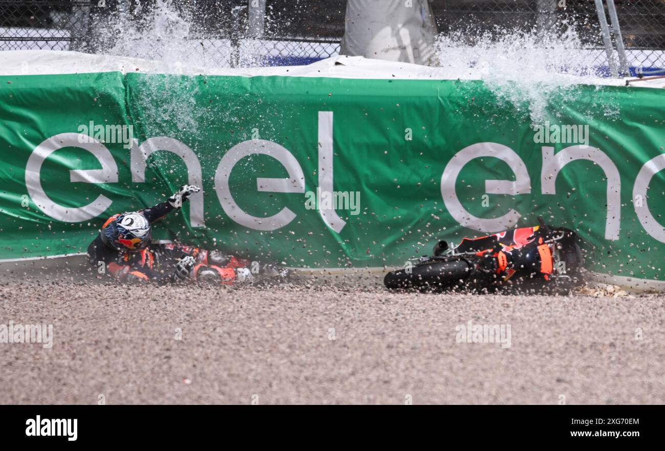 07 July 2024, Saxony, Hohenstein-Ernstthal: Motorsport/Motorcycle ...