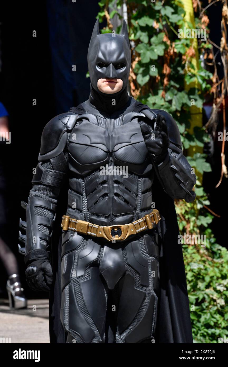 Batman Cosplayer auf der German Film Comic Con Babelsberg im Filmpark ...