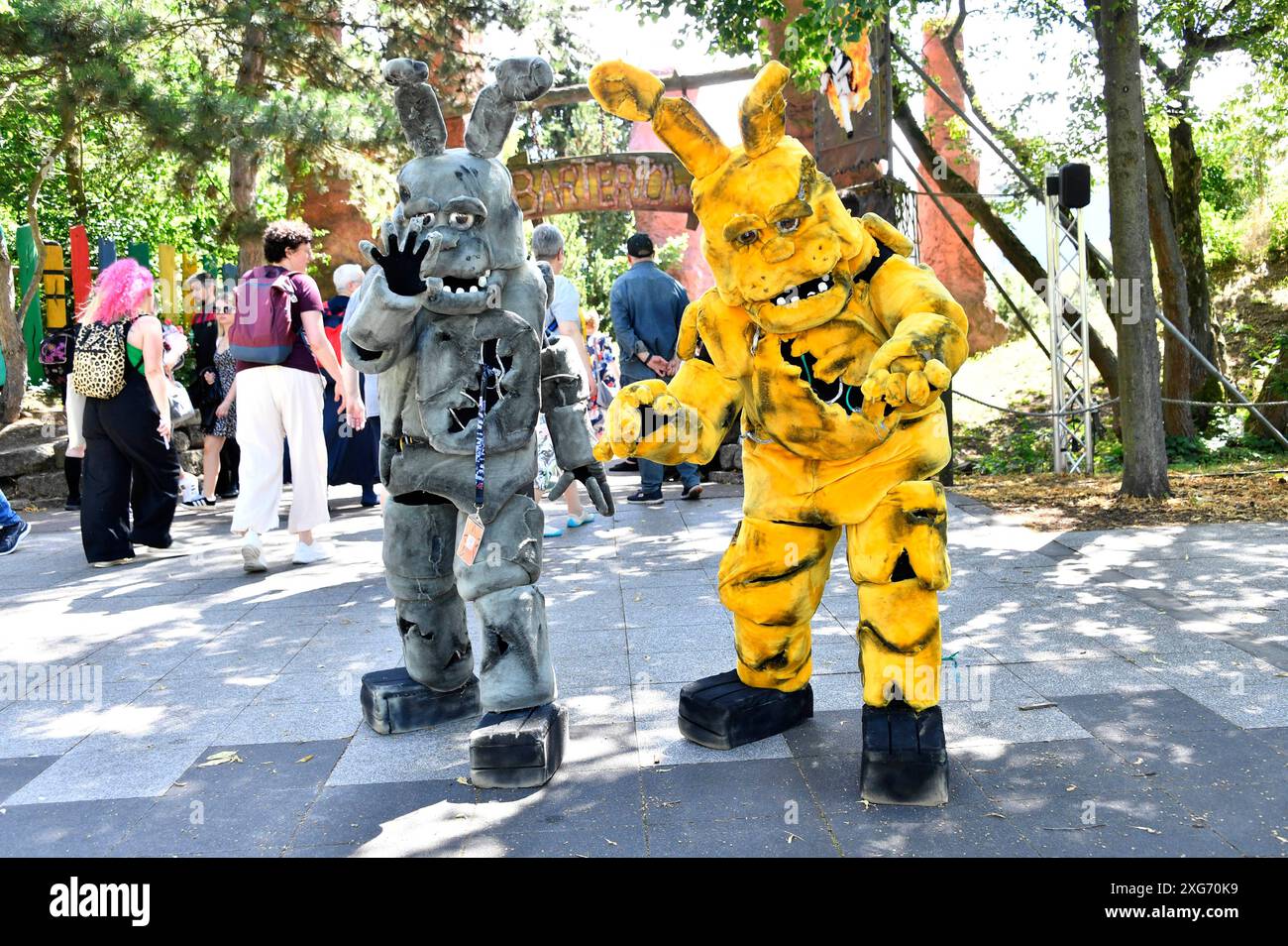 Cosplayer auf der German Film Comic Con Babelsberg im Filmpark ...