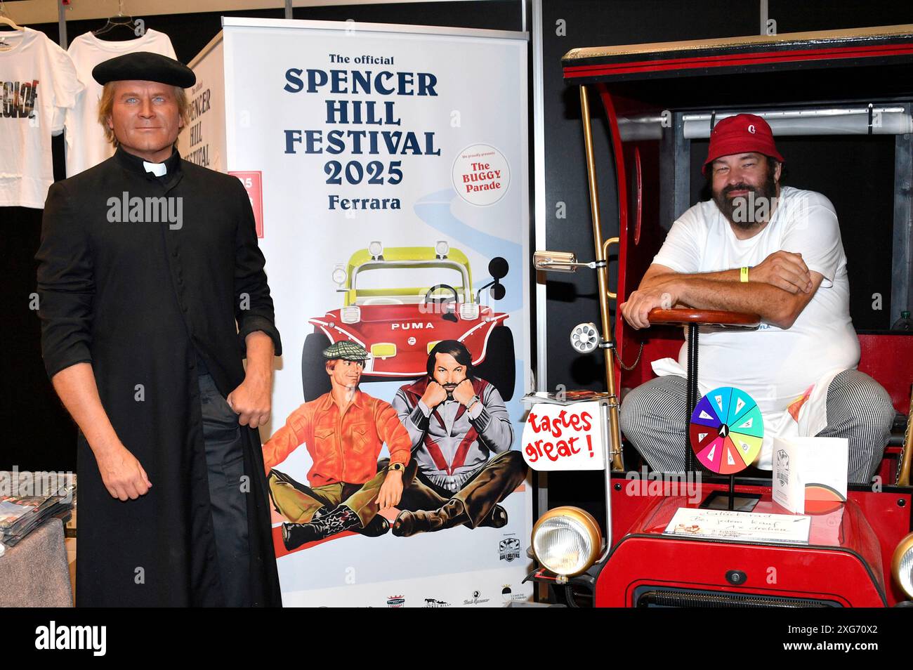 Terence Hill Figur und Bud Spencer Doppelgänger auf der German Film ...