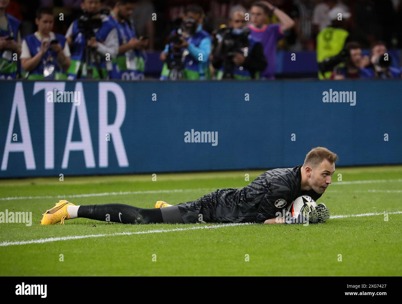 Berlin, Germany. 6th Jul 2024. Goalkeeper Mert Gunok of Turkey (#1) in ...