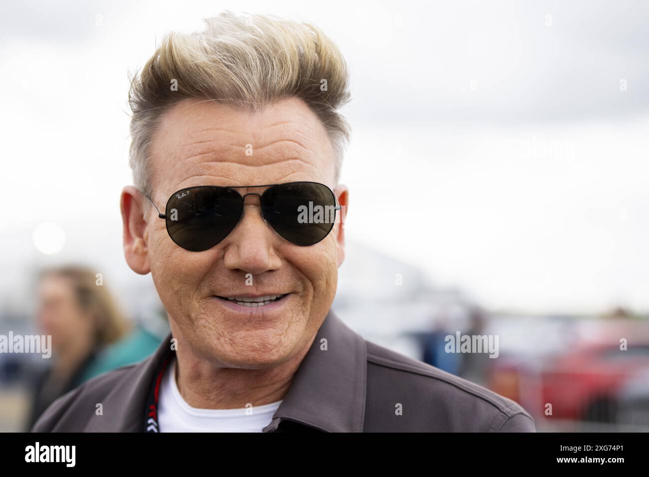 SILVERSTONE - British top chef Gordon Ramsay prior to the British GP ...