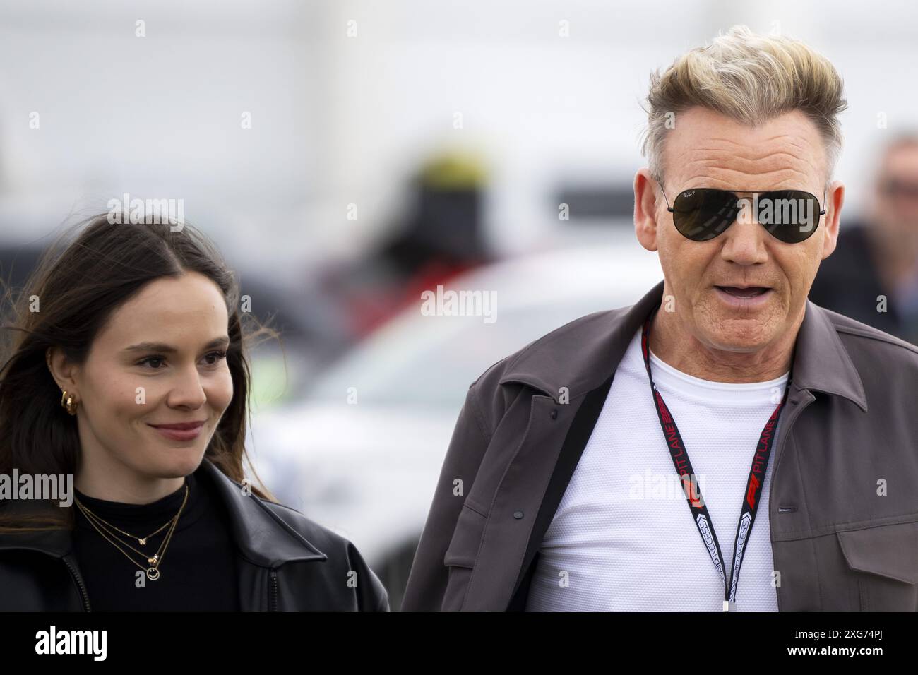 SILVERSTONE - British top chef Gordon Ramsay with daughter Holly prior ...