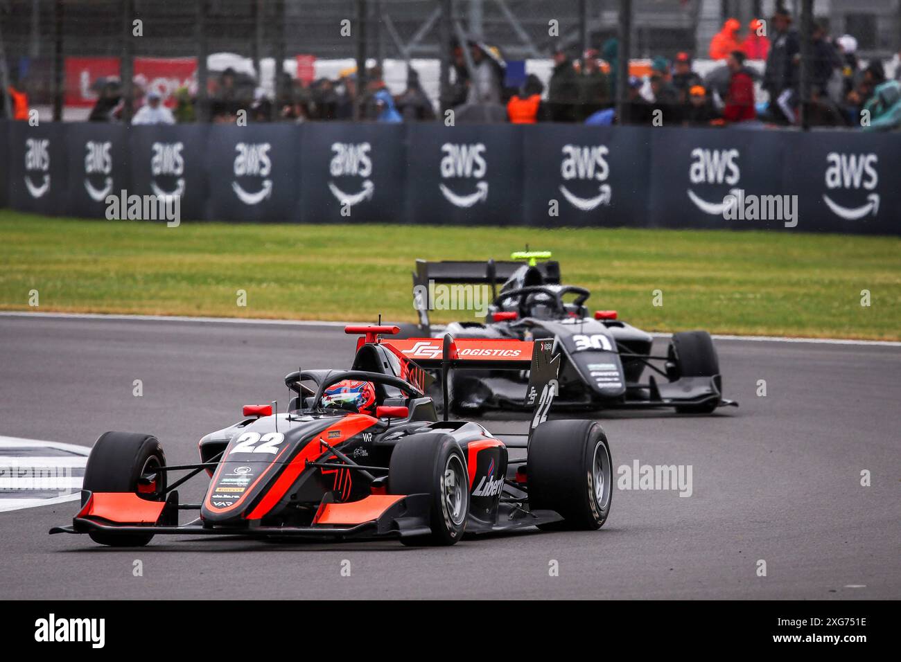 22 SMITH Tommy (aus), Van Amersfoort Racing, Dallara F3 2019, action ...