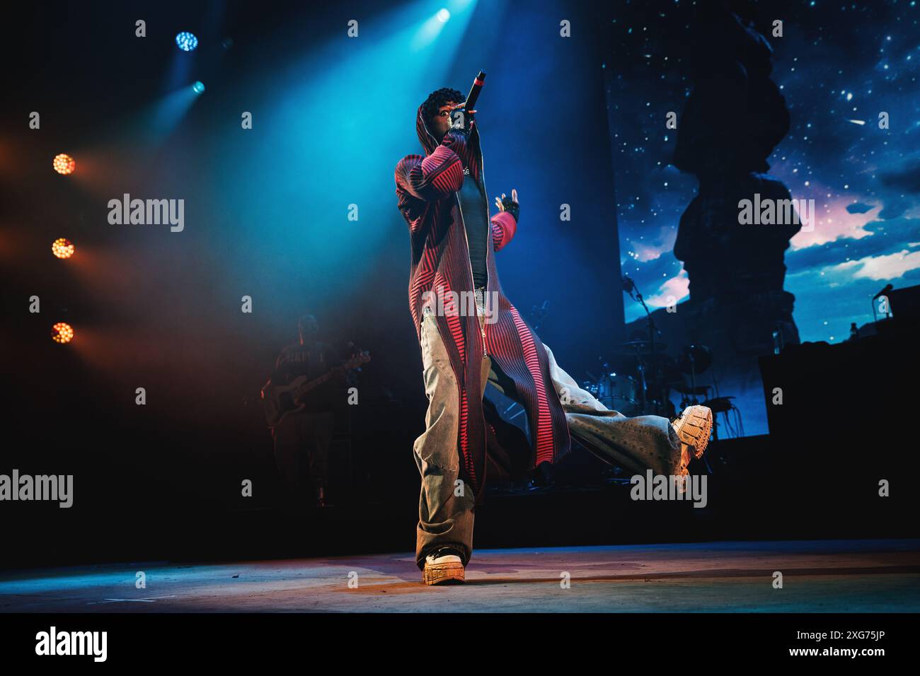 Roskilde, Denmark. 04th, July 2024. The Nigerian singer and songwriter ...