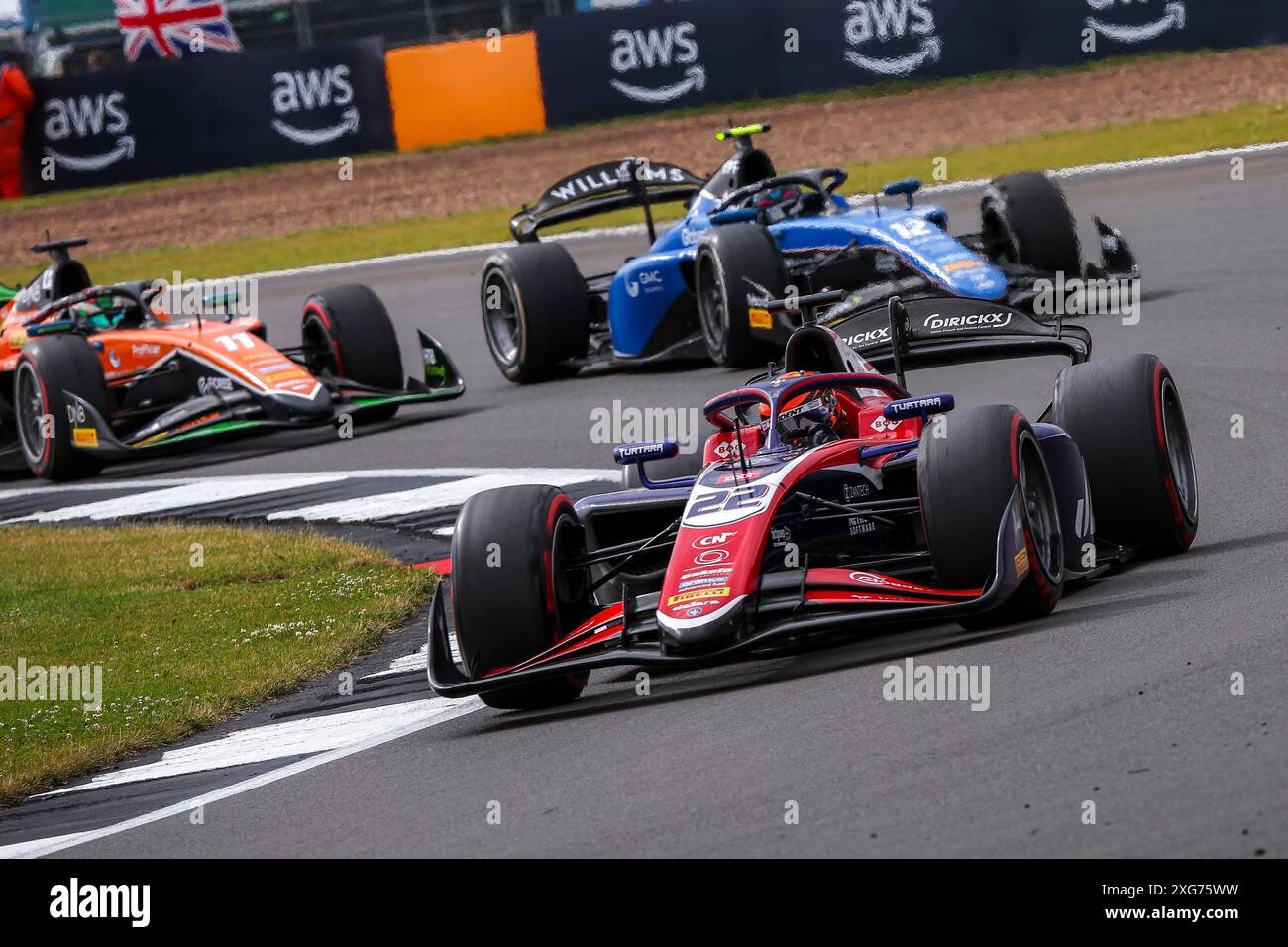 22 VERSCHOOR Richard (nld), Trident, Dallara F2 2024, action during the ...