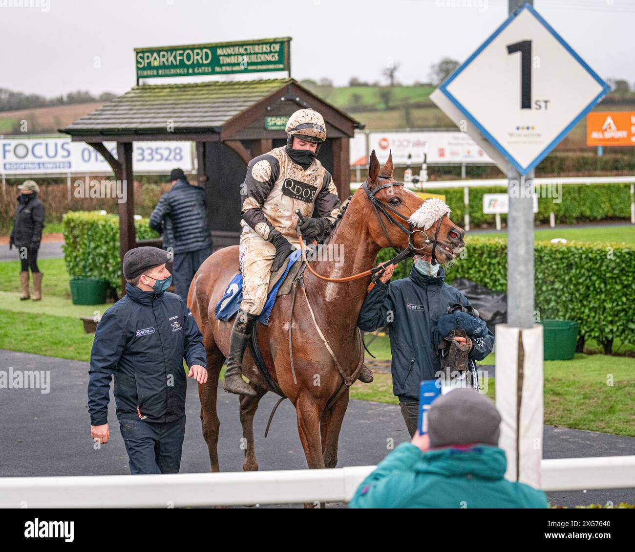 Race 8 at Wincanton Racecourse, January 8th 2022 Stock Photo - Alamy