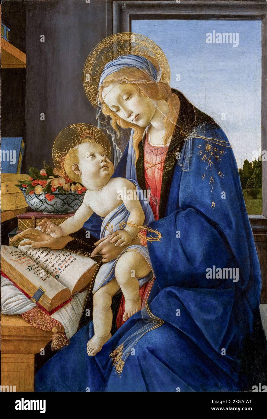 Botticelli the madonna of the book hi-res stock photography and images ...