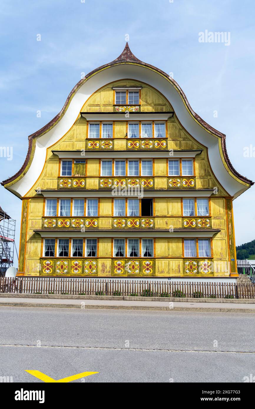 Appenzell is the traditional Swiss village famous for picturesque ...