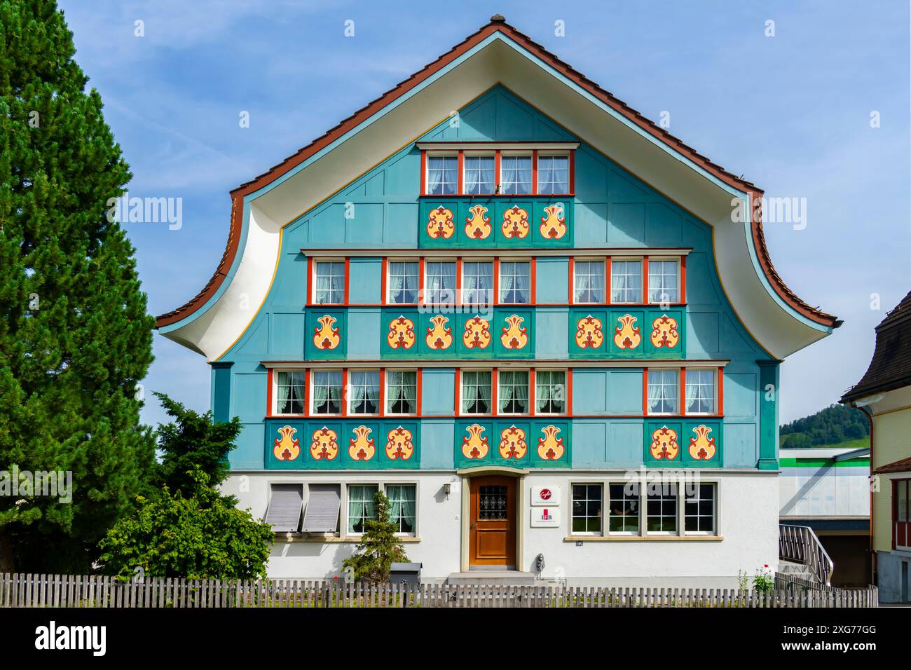 Appenzell is the traditional Swiss village famous for picturesque ...