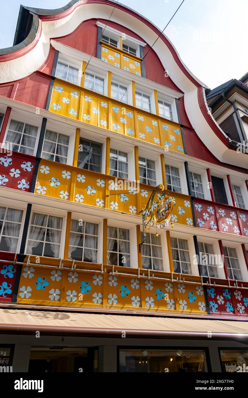 Appenzell is the traditional Swiss village famous for picturesque ...