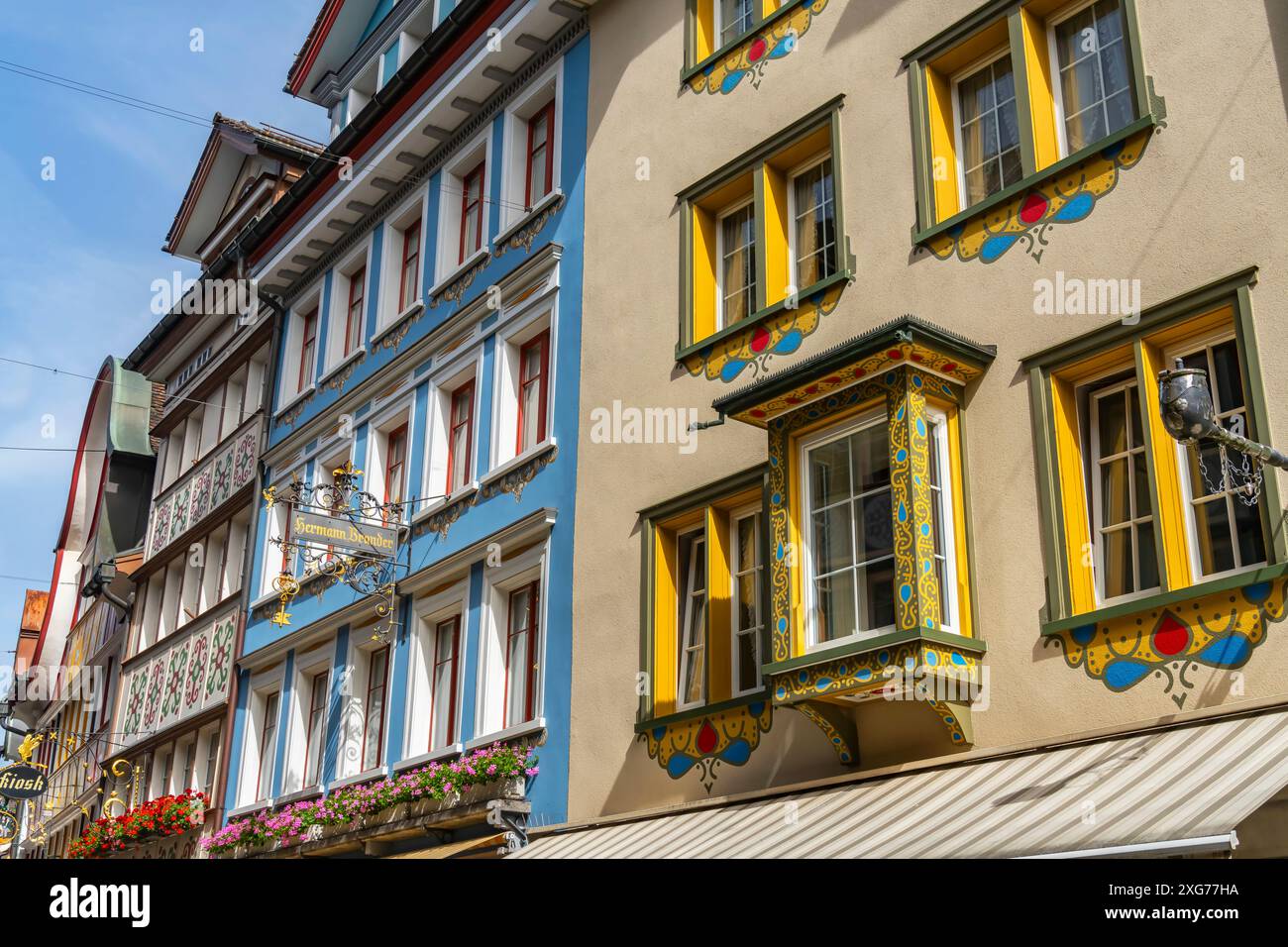 Appenzell is the traditional Swiss village famous for picturesque ...