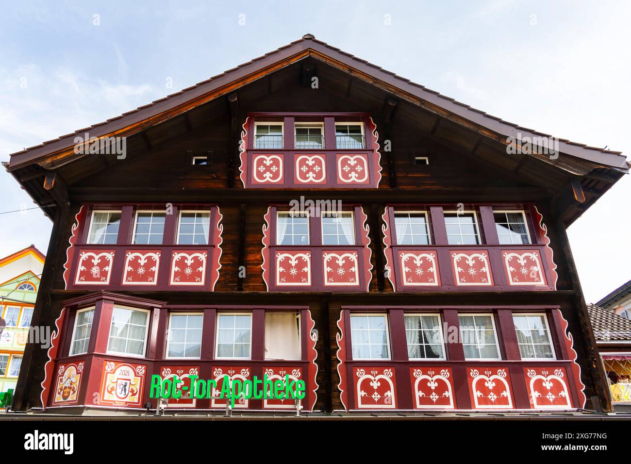 Appenzell is the traditional Swiss village famous for picturesque ...
