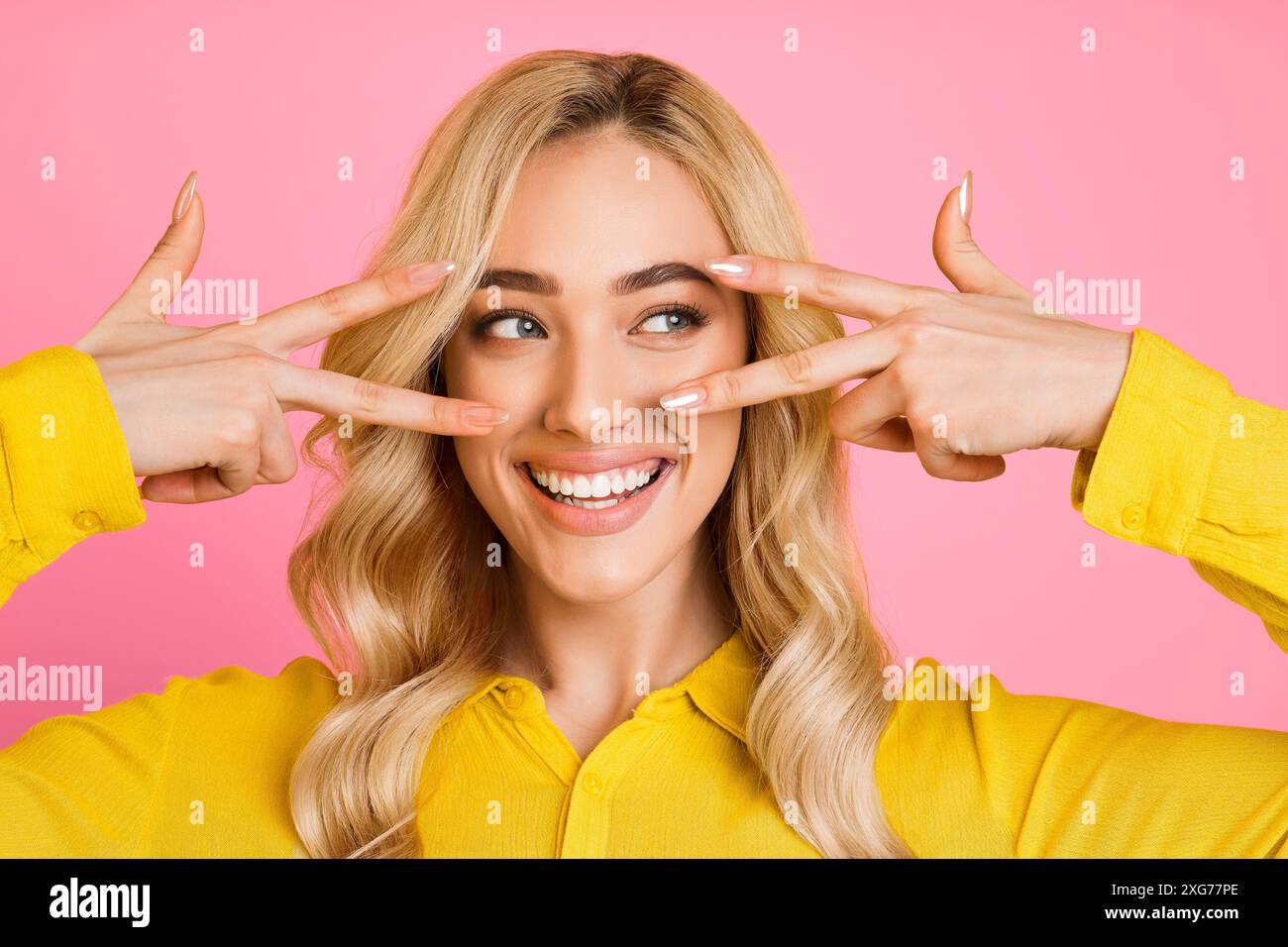 Captivating portrait stunning blonde woman hi-res stock photography and ...