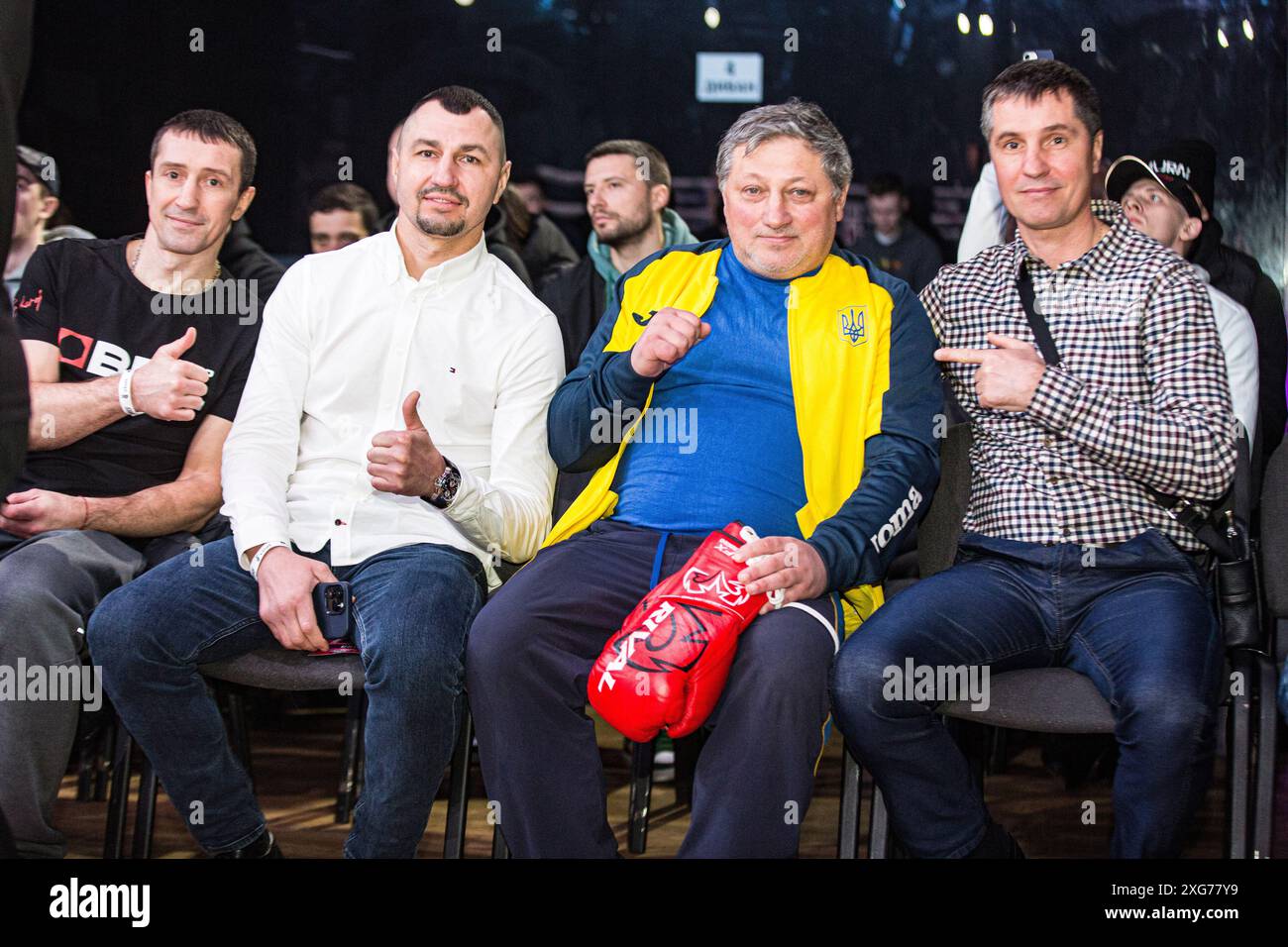 Three Ukraine/s World Boxing Champs, WBA V. Senchenko (Left), WBC V ...