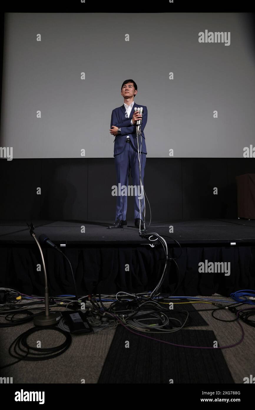 Shinji Ishimaru, a candidate in the Tokyo Gubernatorial Election, ended ...