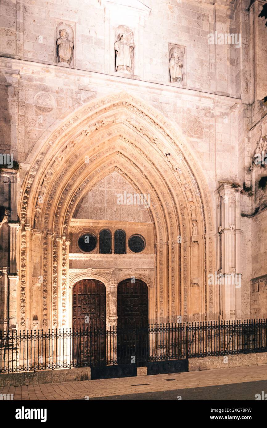 Door of the Kings in majestic Gothic temple that was begun in 1321 on ...