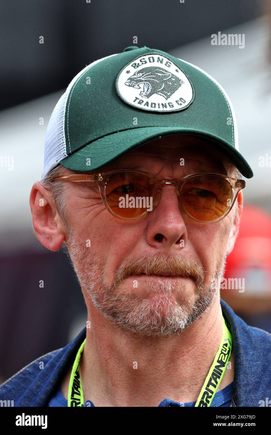 Silverstone, UK. 07th July, 2024. Simon Pegg (GBR) Actor. 07.07.2024 ...