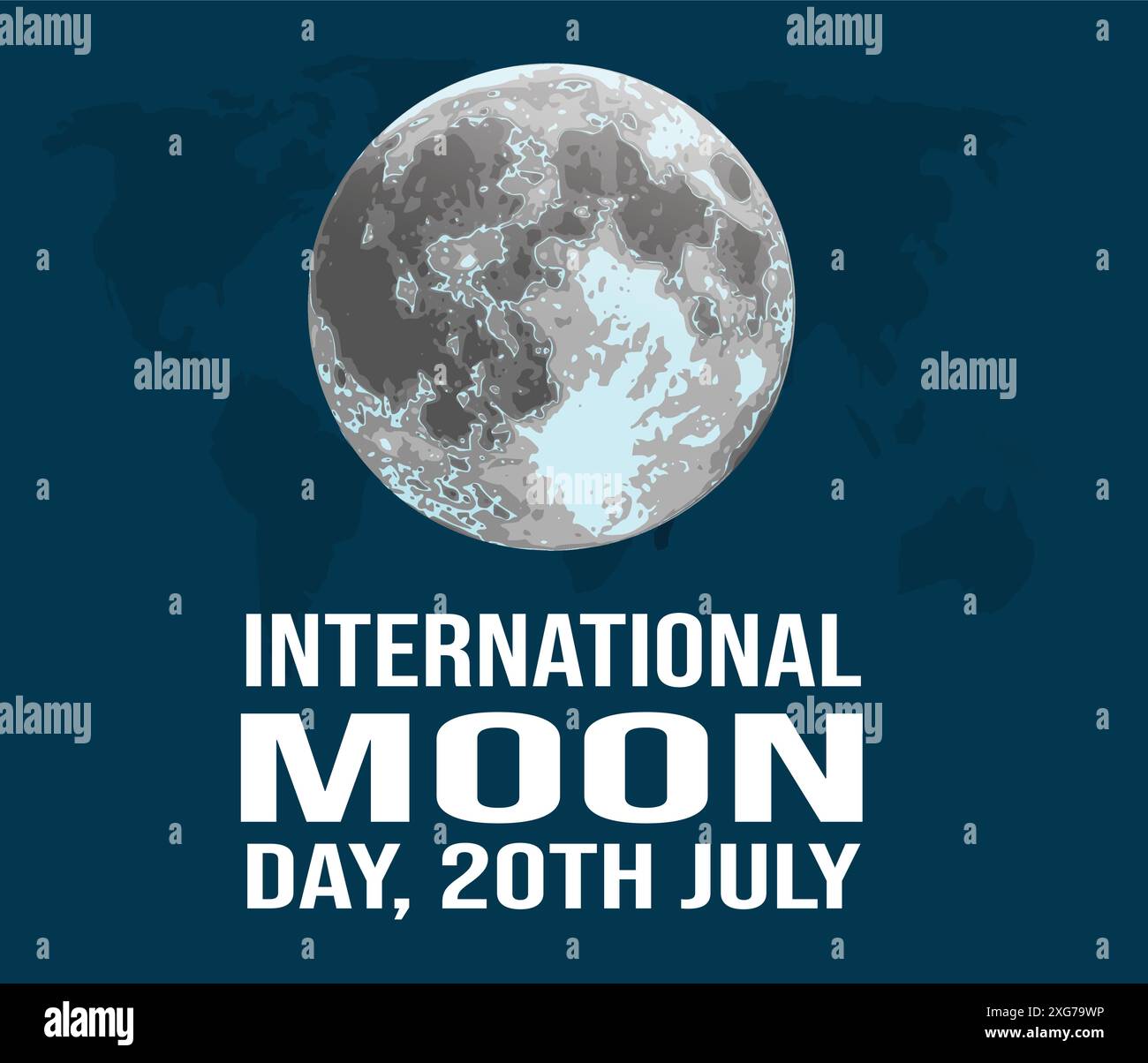 July full moon night Stock Vector Images - Alamy