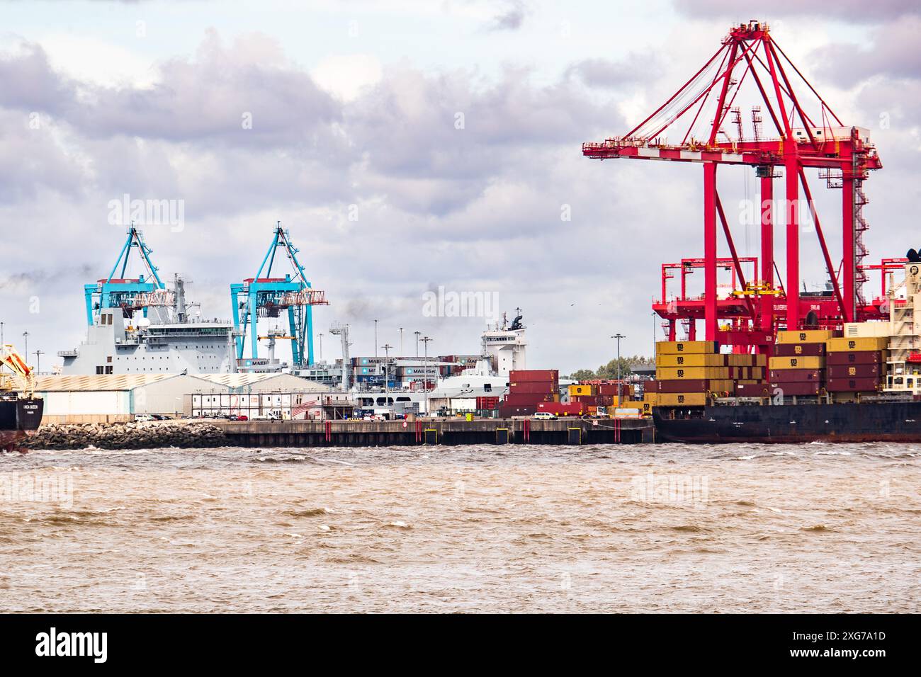Royal Seaforth Docks, Port of LIverpool, United Kingdom. 6th July, 2024 ...