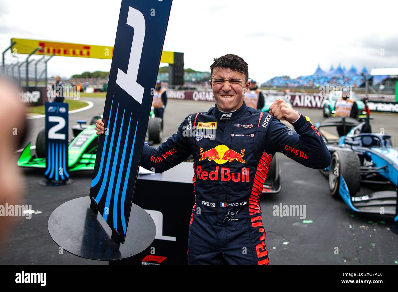 HADJAR Isack (fra), Campos Racing, Dallara F2 2024, portrait ...